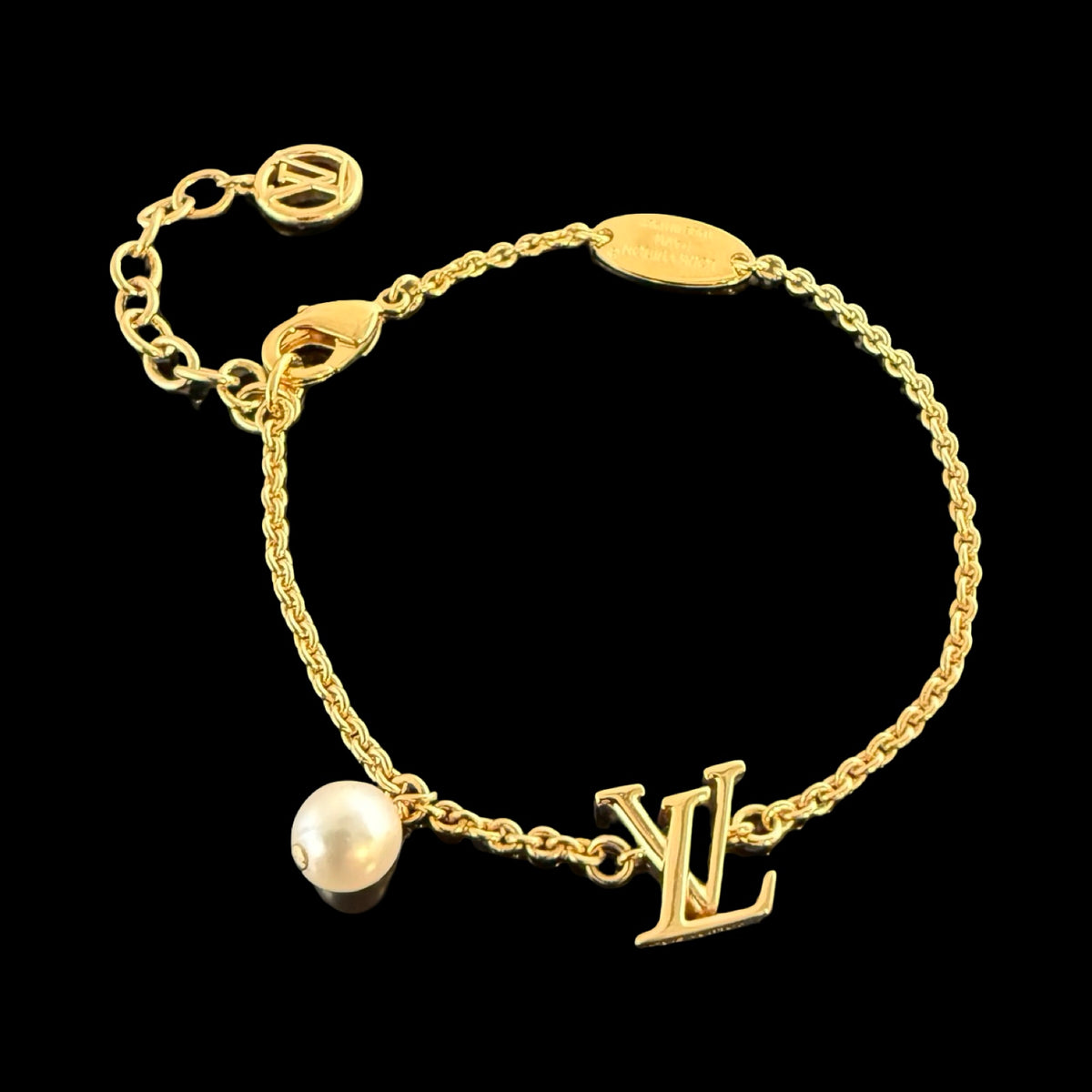 Louis Vuitton LV Iconic Louisa Gold Bracelet | FOMO